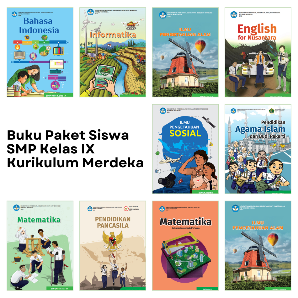 Jual Buku Paket Siswa SMP Kelas 9,Kelas IX Kurikulum Penggerak Merdeka ...