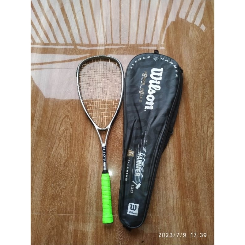 Jual raket tenis squash Wilson hammer Second Original | Shopee Indonesia