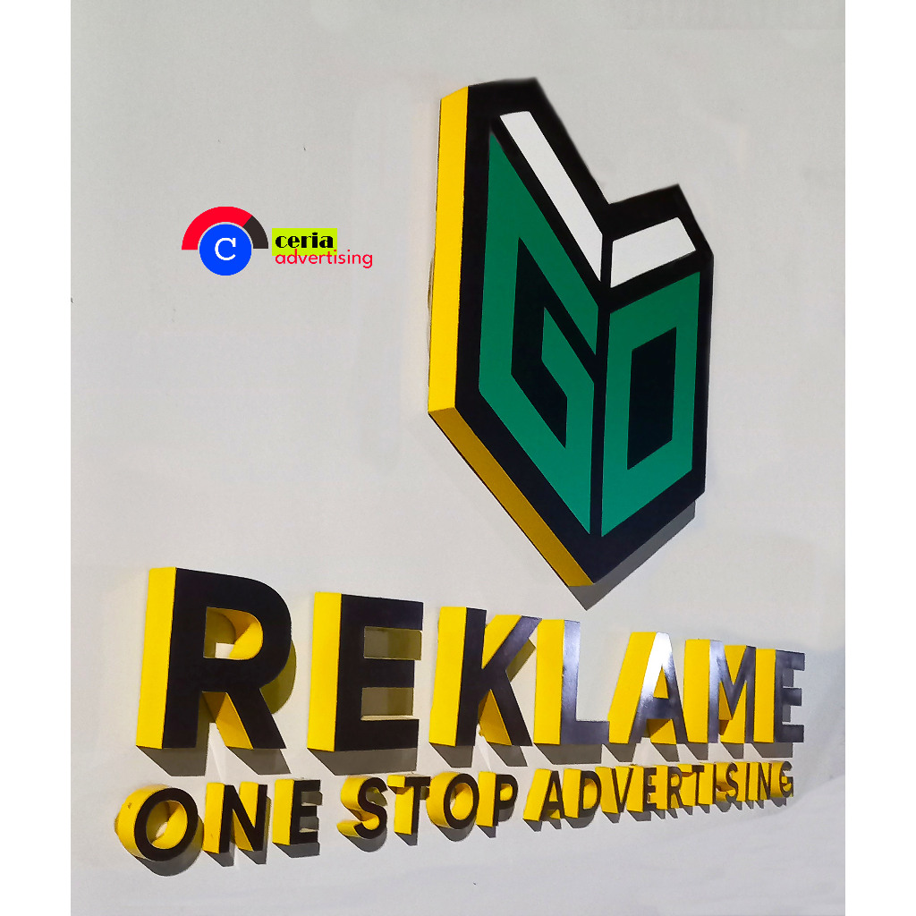 Jual Logo Perusahaan / Nama Perusahaan / Huruf Timbul Acrylic ...