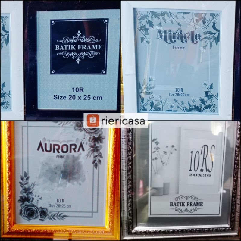 Jual 10R 20x25 Pigura Foto || Motif Lis Timbul Polos Frame Bingkai ...