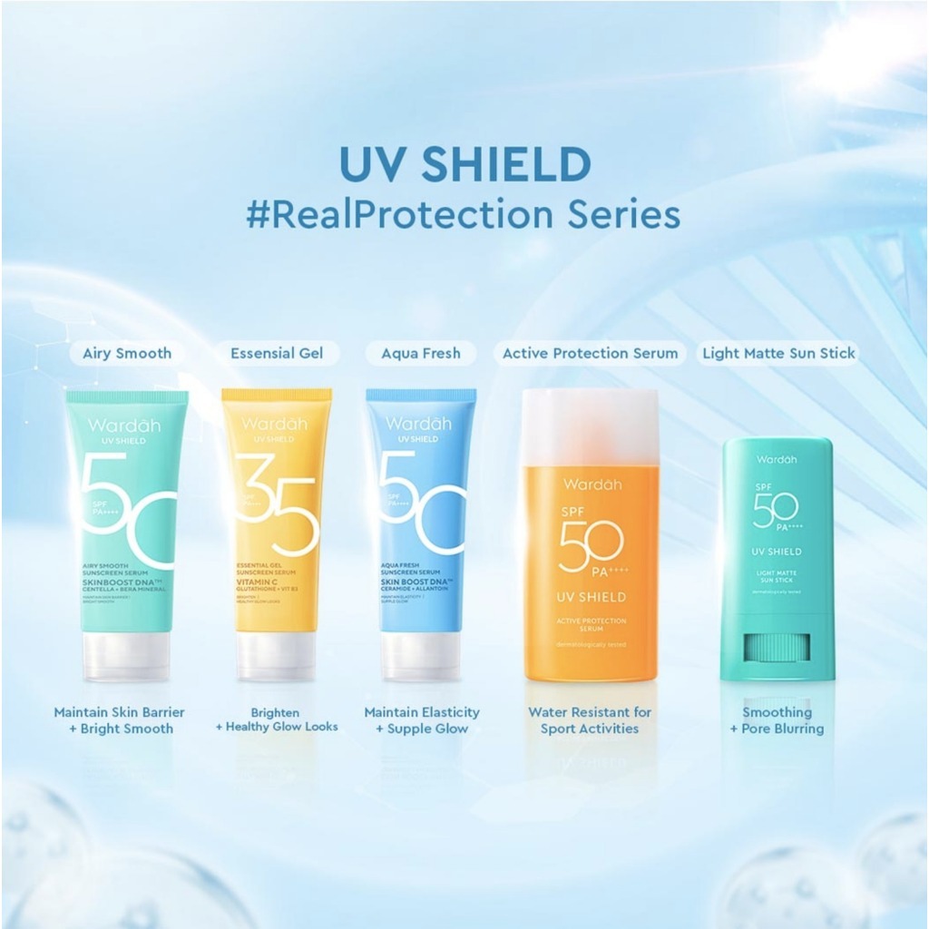 Jual WARDAH UV Shield Essential Series - Sunscreen Wardah All Variant ...