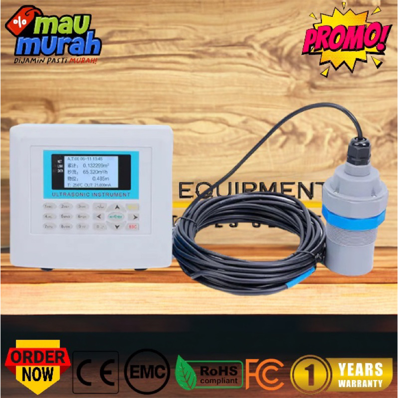 Jual Open channel ultrasonic flow meter river irrigation v notch ...