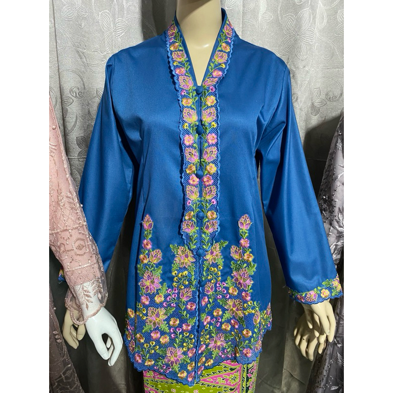 Jual Kebaya Encim Wanita / Kebaya Encim Tradisional Motif Bunga / Encim ...