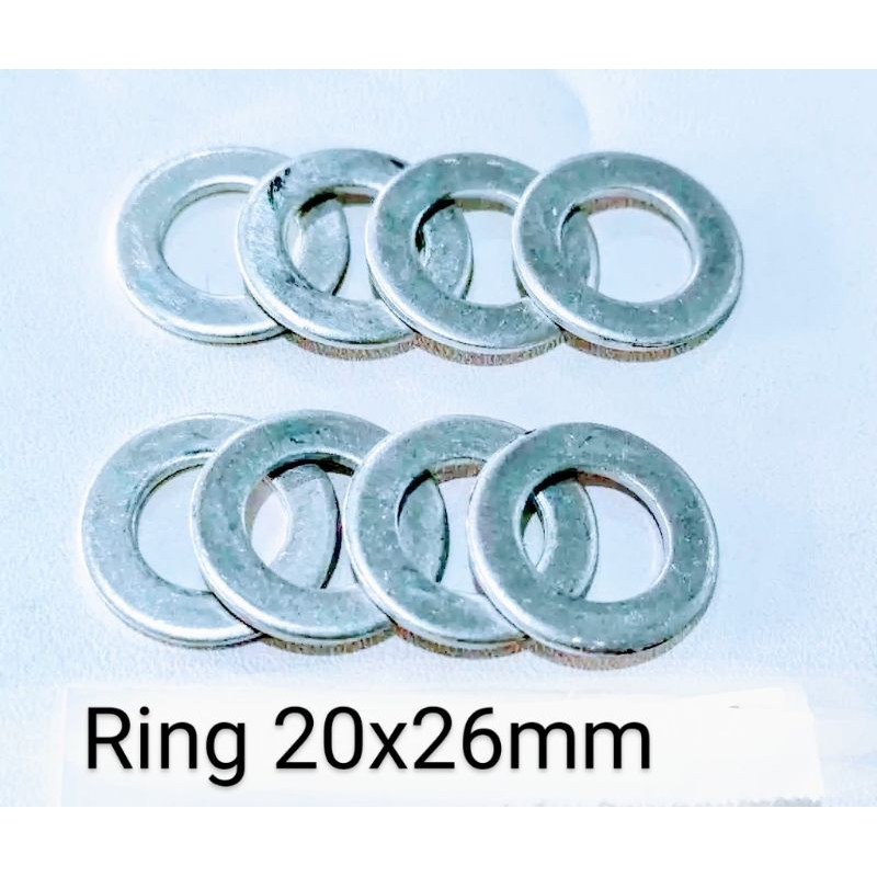 Jual RING ALUMUNIUM M20 atau ukuran diameter 20mm tebal 1mm isi 50 pcs ...