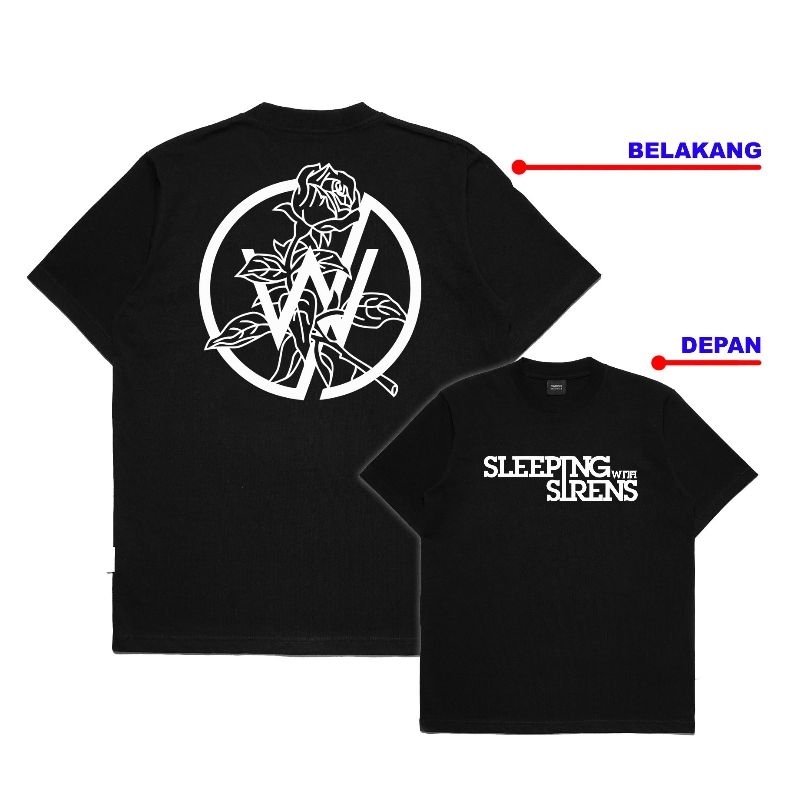 Jual Kaos bootleg band SLEEPING WITH SIRENS, Kaos distro band murah dan ...