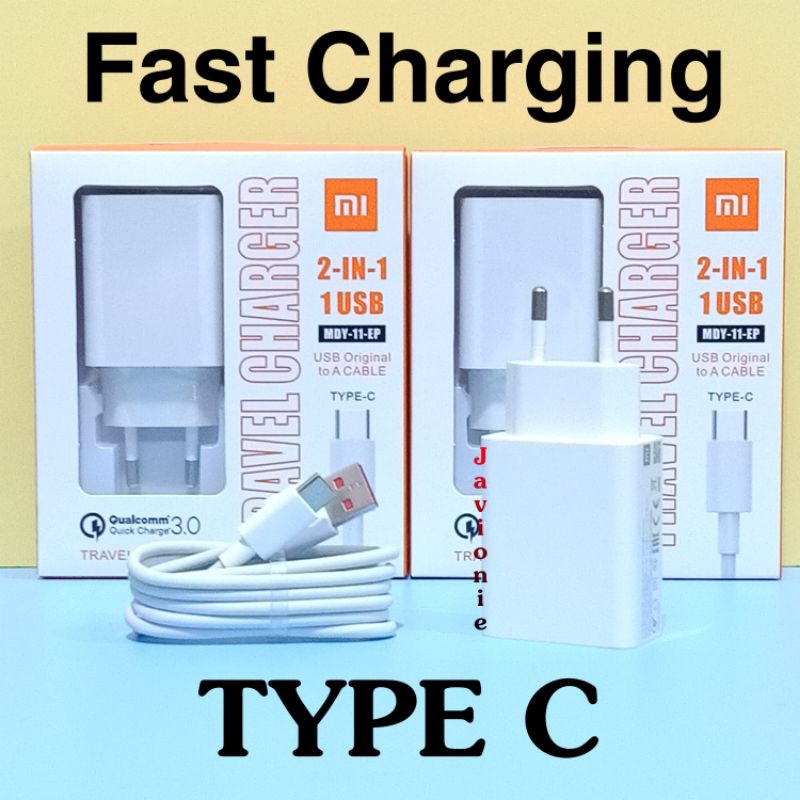 Jual Charger Casan Cas HP TYPE C Redmi Note 7 8 8A 9 9T 10 10C 12 13C ...