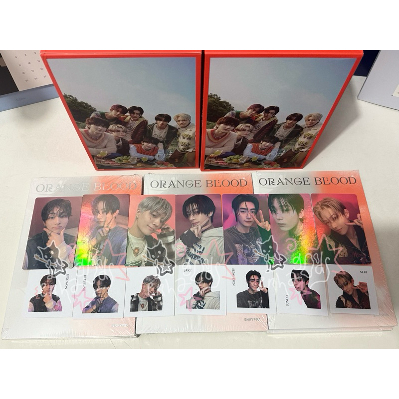 Jual Ready Stock Album Enhypen Orange Blood Engene Version with Weverse ...