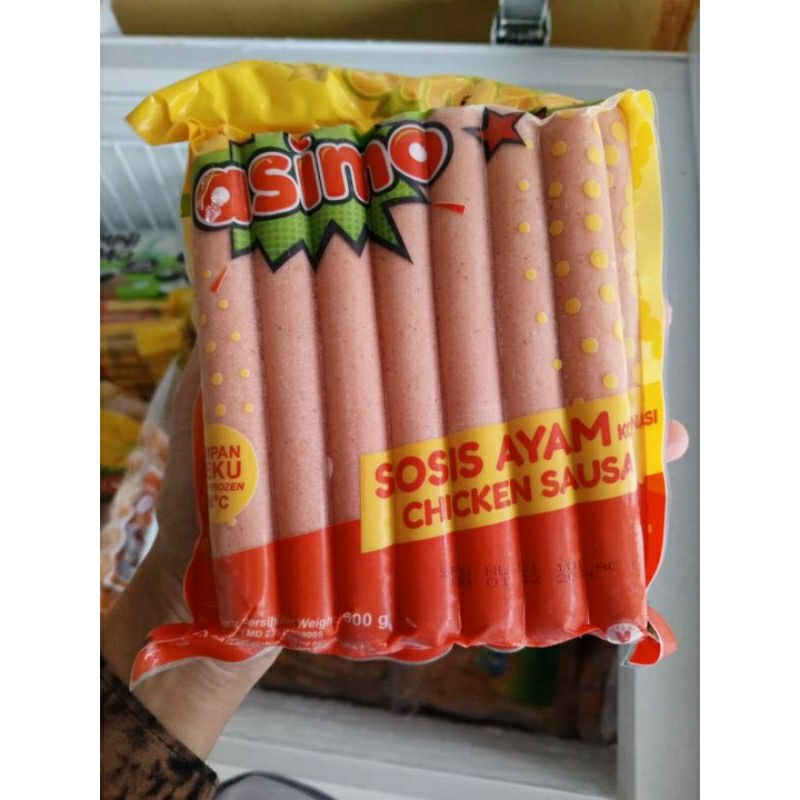 Jual sosis ayam Asimo 500gr/Asimo sosis ayam | Shopee Indonesia