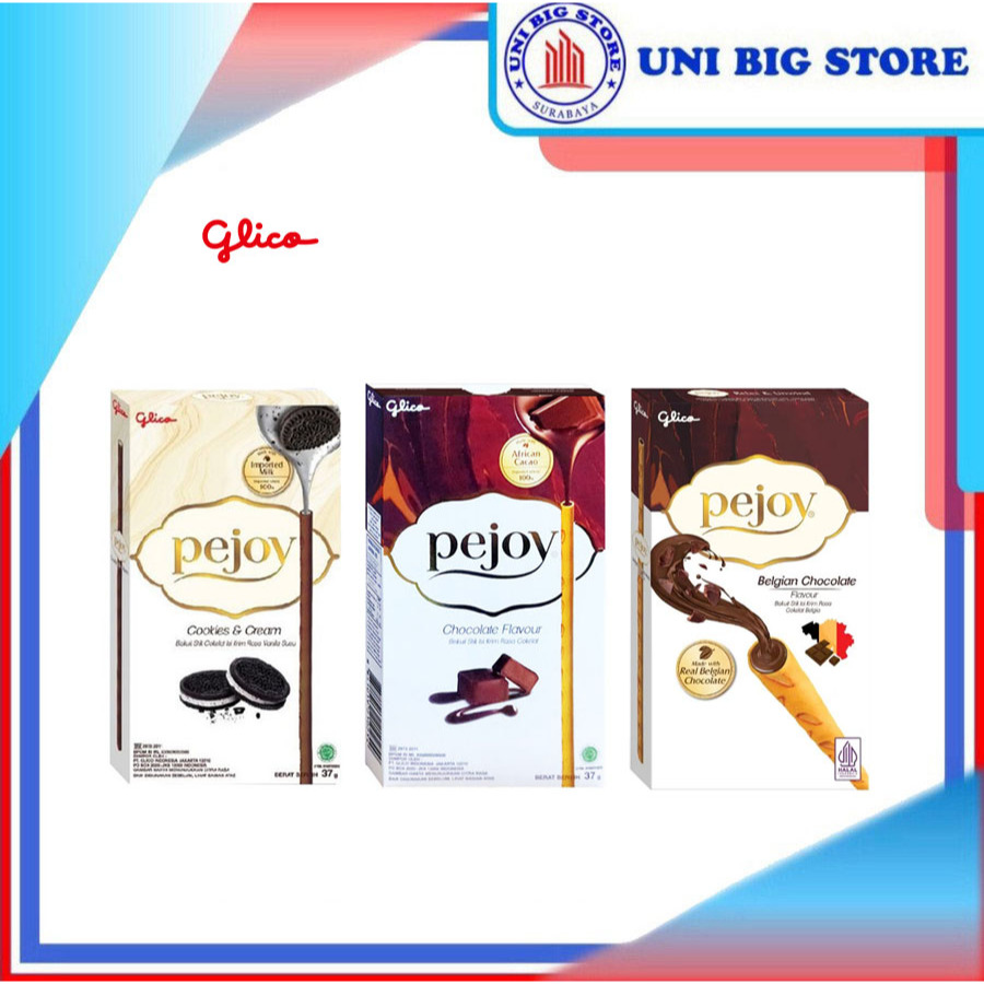 Jual Glico Pejoy Stick Biskuit Stik Chocolate | Cookies Cream | Vanilla ...