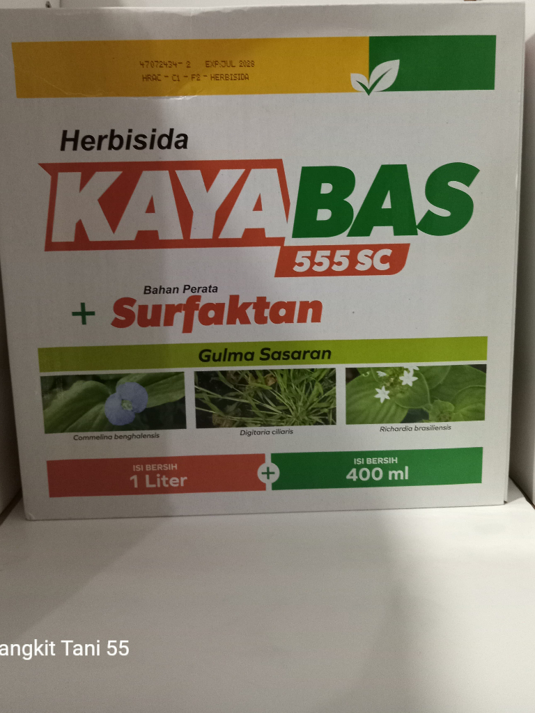 Jual obat rumput/Herbisida untuk jagung kayabas 555sc 1 Liter ...