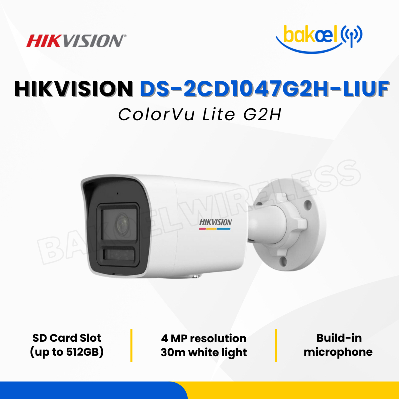 Jual HIKVISION DS-2CD1047G2H-LIUF 4 MP ColorVu with Smart Hybrid Light Fixed Bullet Network ...