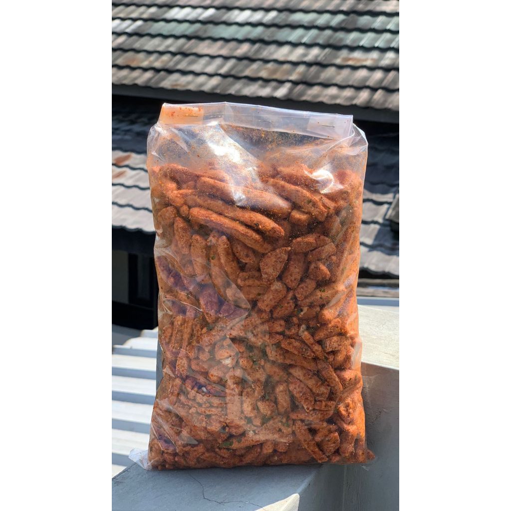 Jual Basreng Pedas Dan Ori Extra Daun Jeruk Isi 1kg Shopee Indonesia