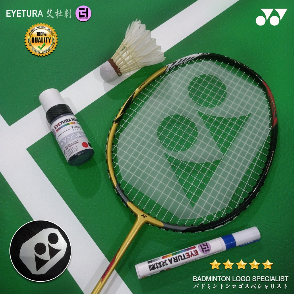 Jual Stencil Card / cetakan logo Raket Badminton Bulutangkis - Bahan ...