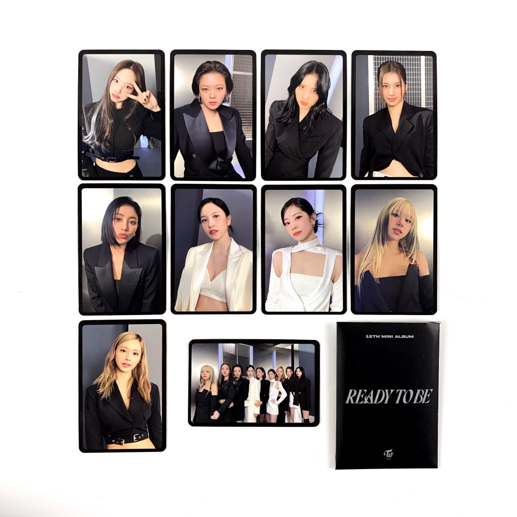 Jual [sharing] TWICE 12th Mini Album - READY TO BE (Standard Ver.) Photocard Pre-Order Benefit ...