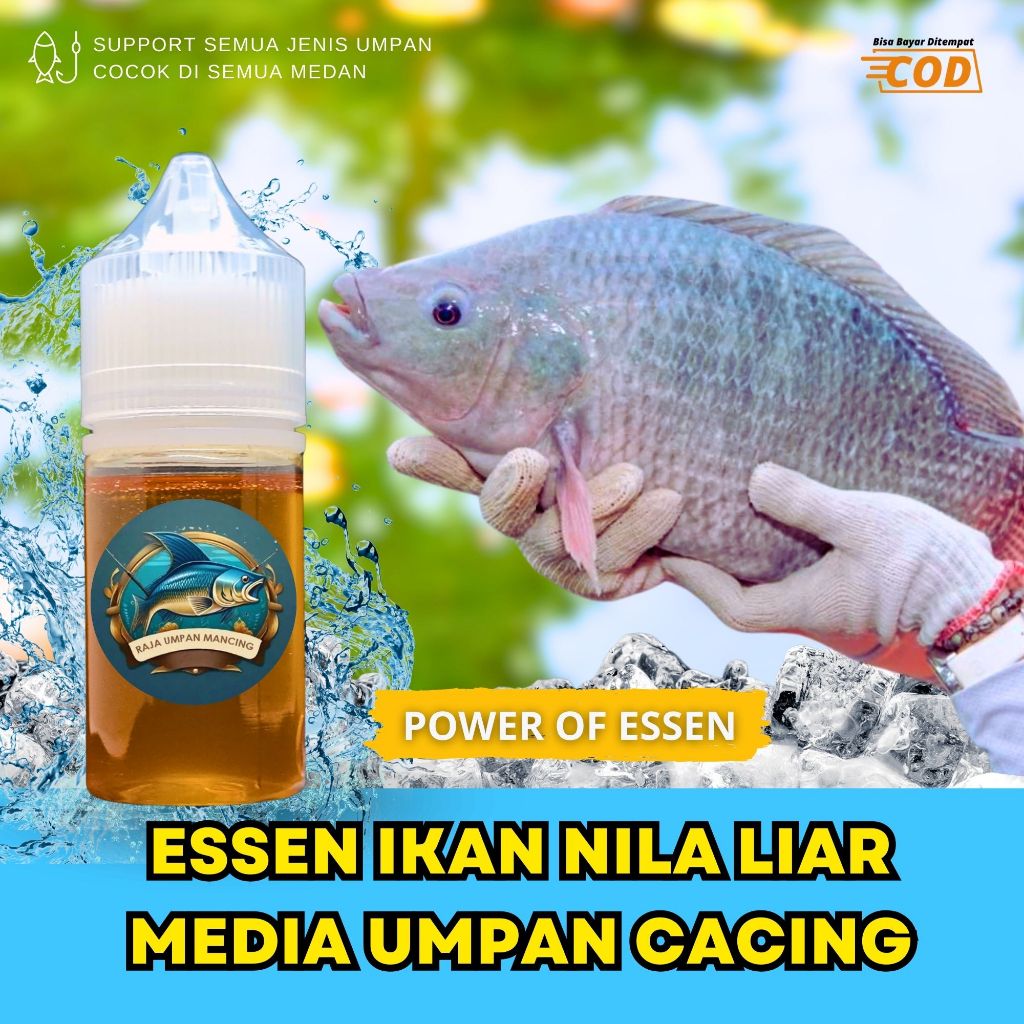 Jual Essen Mancing Ikan Nila Liar Media Umpan Cacing Dan Lumut | Shopee ...