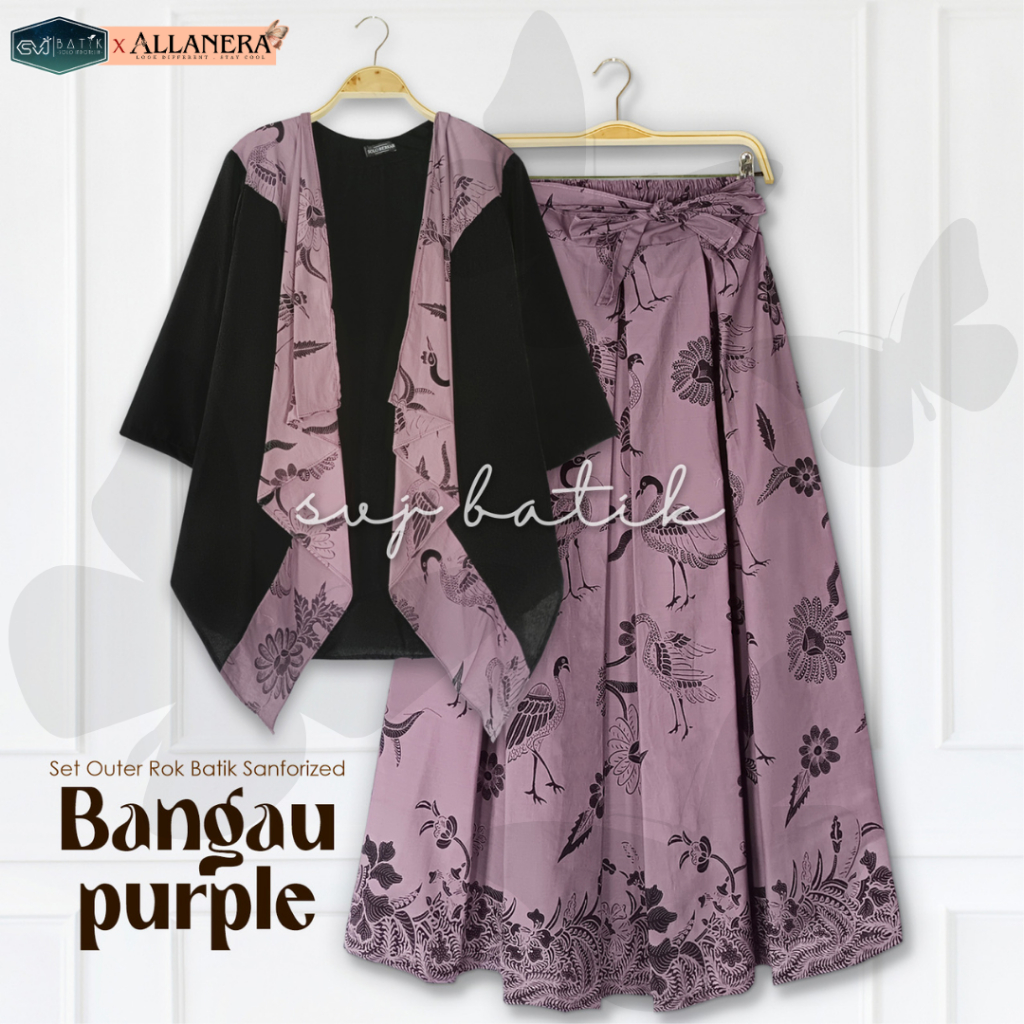 Jual BATIK SVJ SETELAN OUTER ROK BAJU BATIK WANITA MODERN REMAJA ...