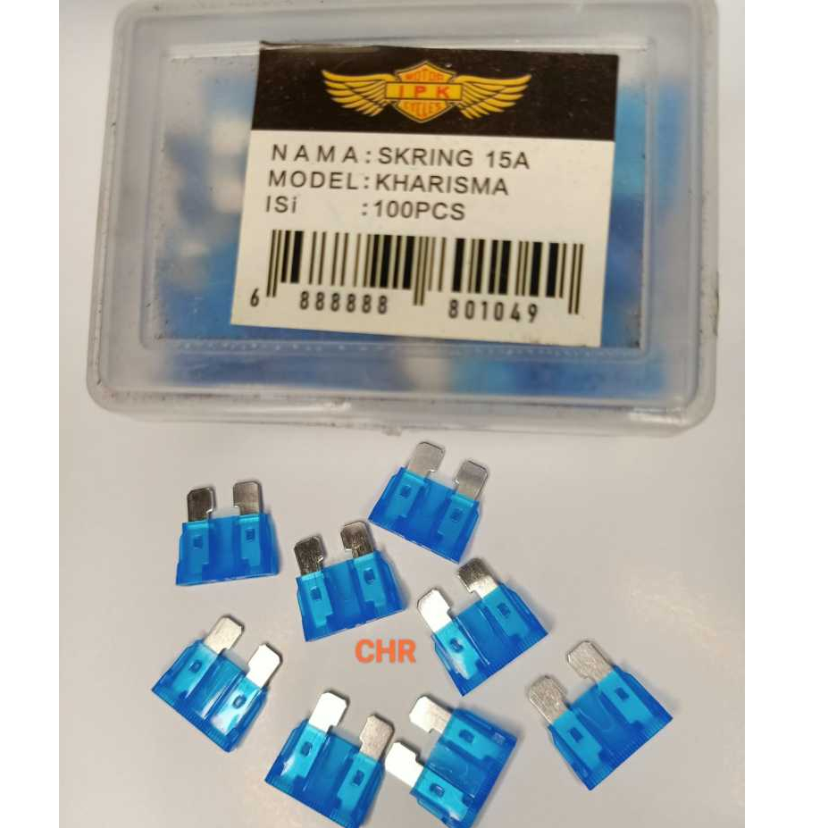 Jual IPK FUSE TANCAP BESAR 15A FUSE DX BESAR FUSE TANCAP DX BESAR | Shopee Indonesia