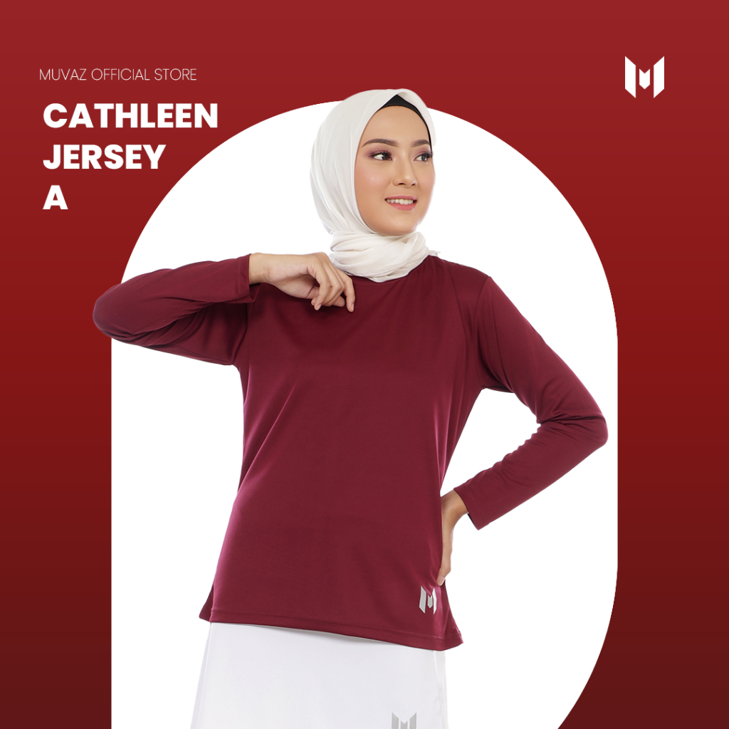 Jual Muvaz Cathleen A - Kaos Olahraga Muslimah Polos - Varian Warna A | Shopee Indonesia