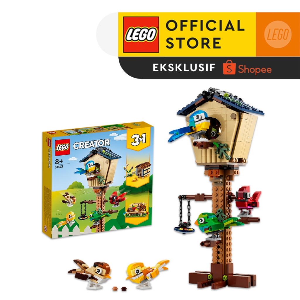 Jual LEGO Creator 3in1 31143 Birdhouse Building Toy Set (476 Pieces ...