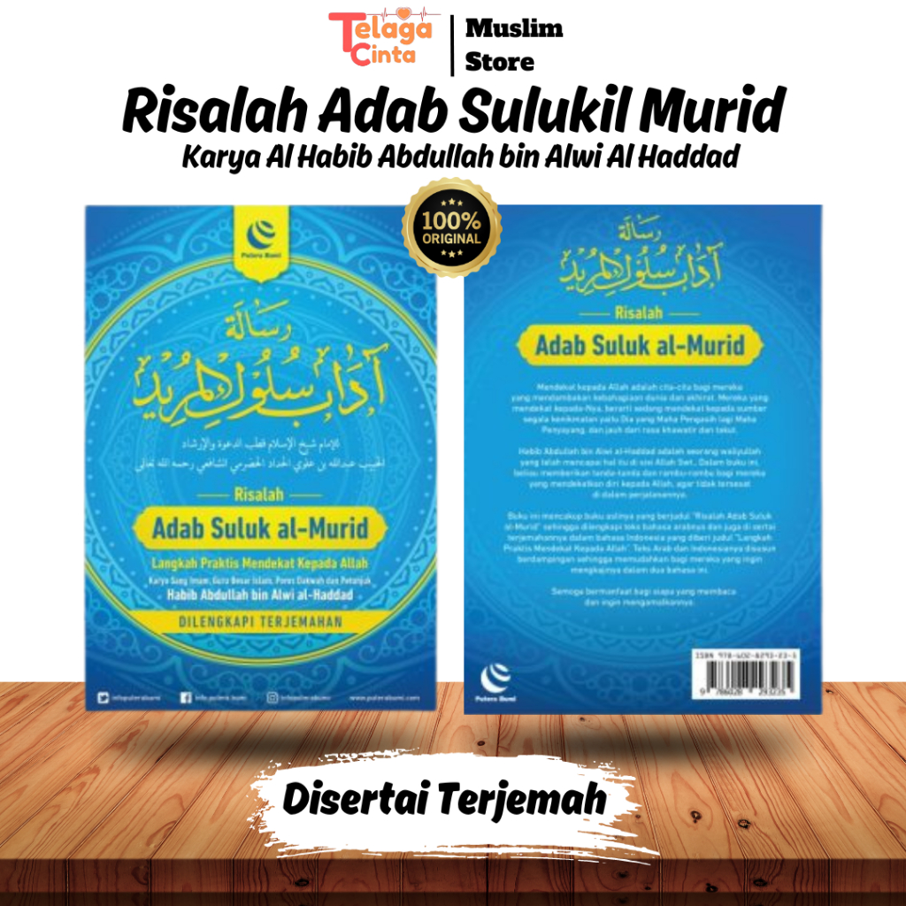 Jual [ DIJAMIN ORIGINAL ] Risalah Adab Suluk al-Murid karya Habib Abdullah bin Alwi al-Haddad ...