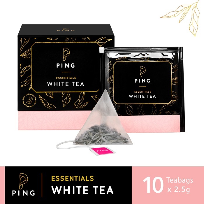 Jual Ping Essentials White Tea 25 gr [10 Tea Bags @2.5gr] | Shopee ...