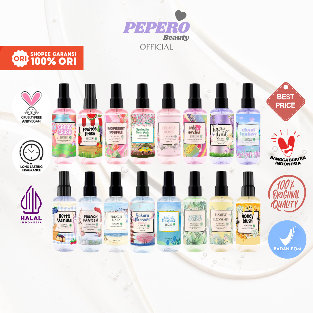 Jual CARESO Body Fragrance 100ml Parfum Pewangi Badan | Shopee Indonesia
