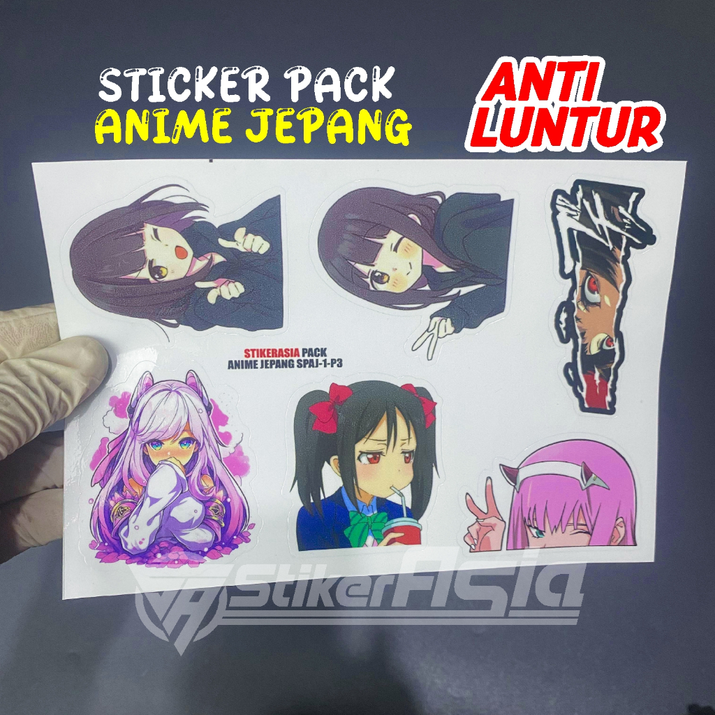 Jual STIKER PACK ANIME SPAJ-1-P3 STICKERASIA Sticker ANIME JEPANG ...