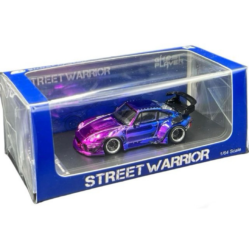 Jual Street Warrior 64 Porsche RWB 993 Gradient Chrome Purple | Shopee ...