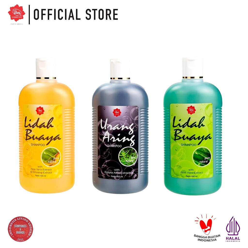 Jual Viva Shampoo Urang Aring for Black Shine Hair - 400ml | Shopee ...