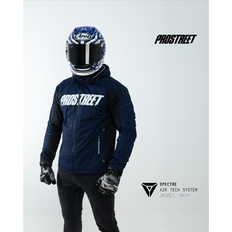 Jual JAKET PROSTREET SPECTRE AIR TECH SYSTEM NAVY | NEW | ORIGINAL ...