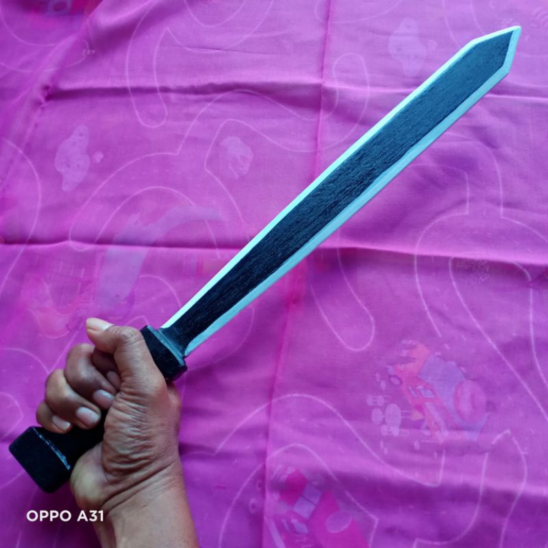 Jual Pedang Kayu 45cm Alat Peraga Latihan Silat Beladiri | Shopee Indonesia