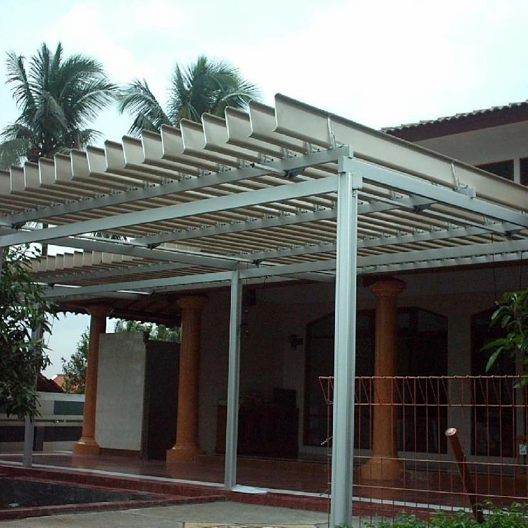 Jual ATAP KANOPI BUKA TUTUP LOVERA SUN LOUVRE | Shopee Indonesia