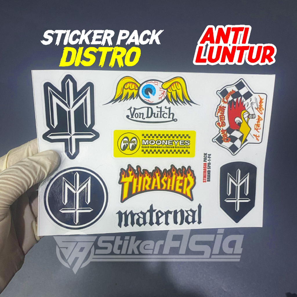 Jual STIKER PACK BRAND SPB-1-P4 STICKERASIA Sticker Label Sticker ...