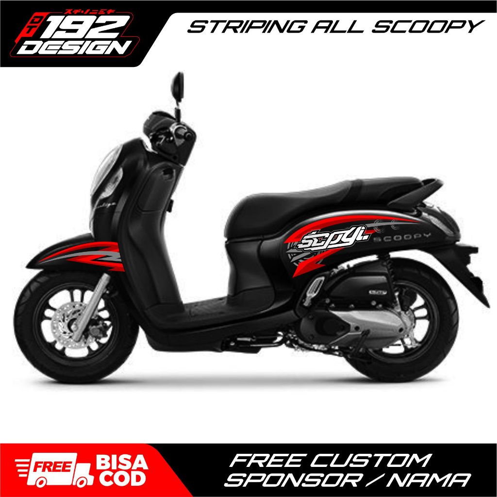 Jual STRIPING VARIASI SCOOPY PRESTIGE / FASHION / SPORTY / STYLISH ...