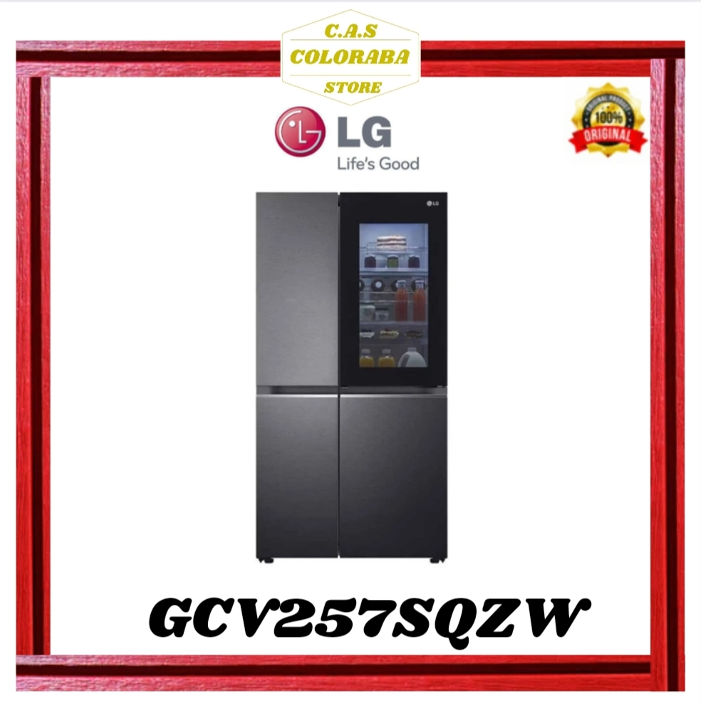 Jual KULKAS LG GCV257SQZW KULKAS SIDE BY SIDE INVERTER GC-V257SQZW GCV257 GC-V257 KULKAS LG SIDE ...