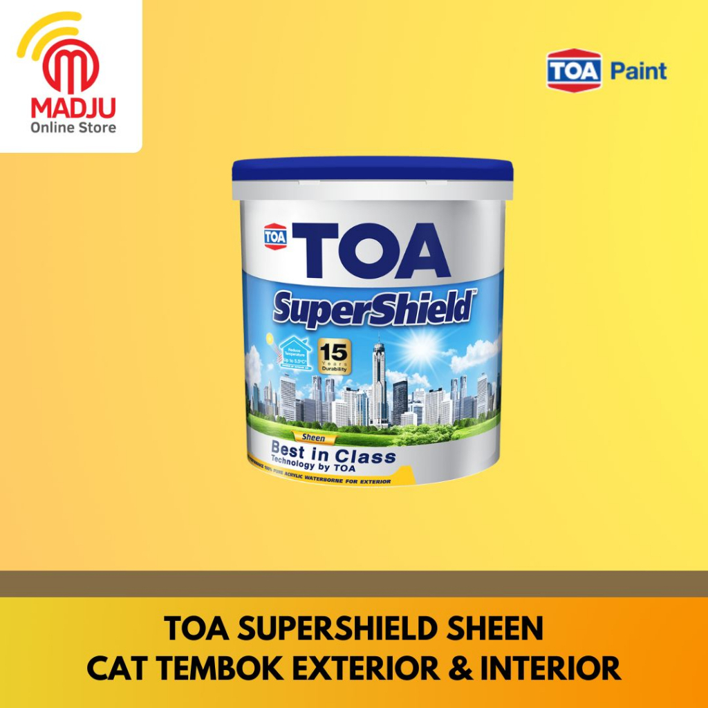 Jual TOA SuperShield Sheen - Cat Tembok Interior dan Exterior Ukuran 20 ...