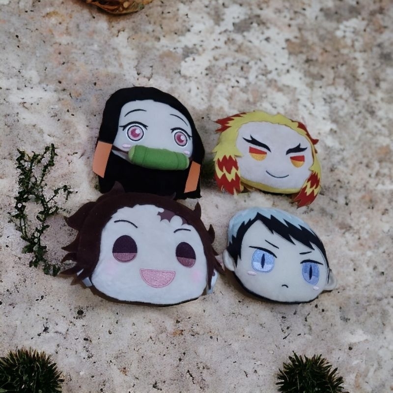 Jual Boneka Face Pouch Nezuko Rengoku Tanjiro Yushirou demon slayer ...