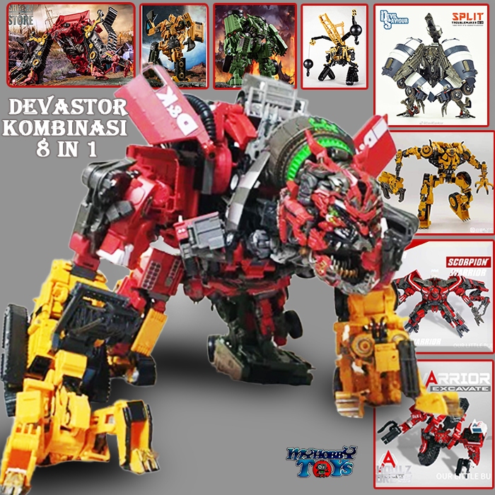 Jual ACTION FIGURE TRANS FORMER DEVASTATOR 8 IN 1 COMBINE ORIGINAL ...