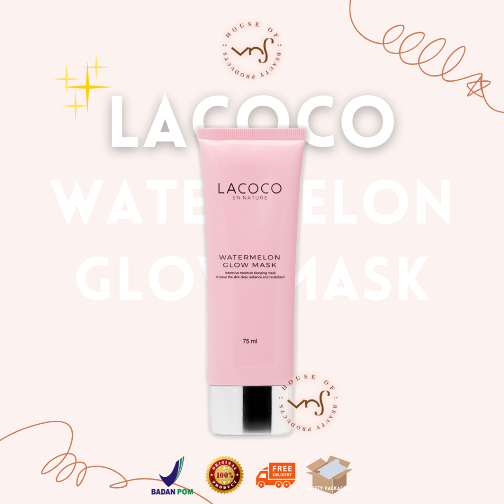 Jual LACOCO Watermelon Glow Mask 75ml | Shopee Indonesia