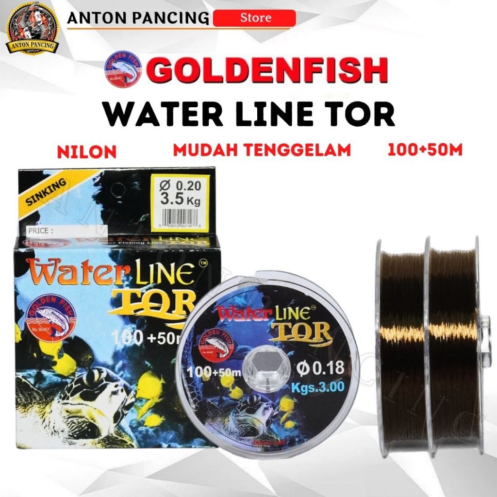 Jual Senar Pancing Goldenfish Waterline TOR 0.18 S/D 0.35 mm panjang ...