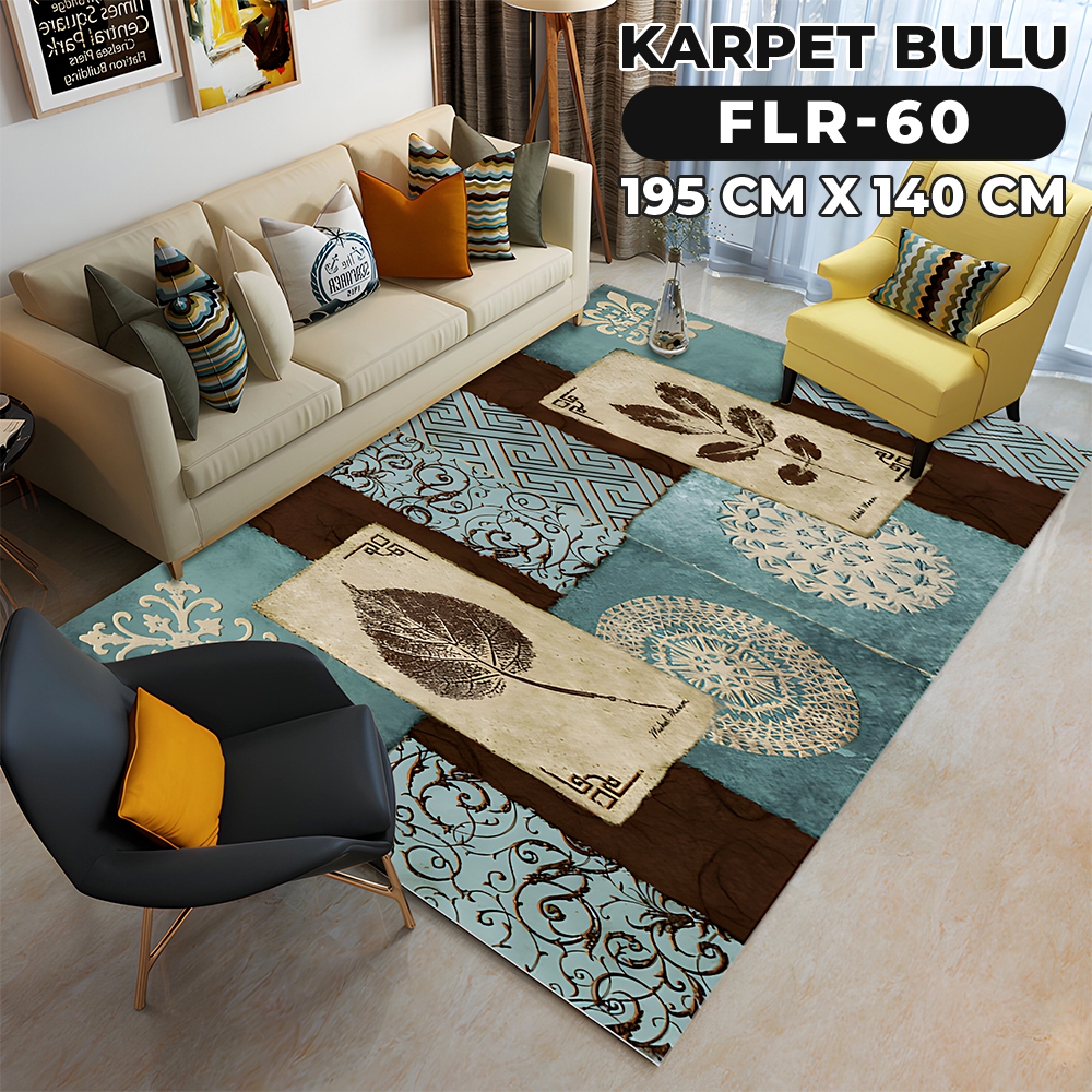 Jual Ai Home Karpet Bulu Rasfur Ukuran 140X195cm Karpet Lantai Bulu ...