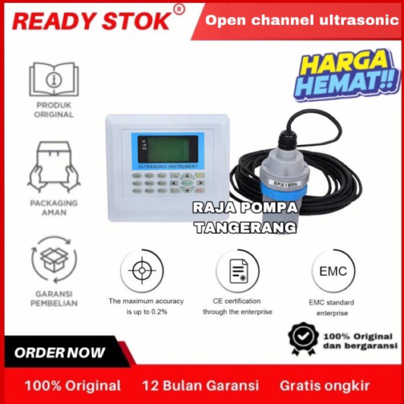 Jual Open channel ultrasonic flow meter river irrigation v notch ...