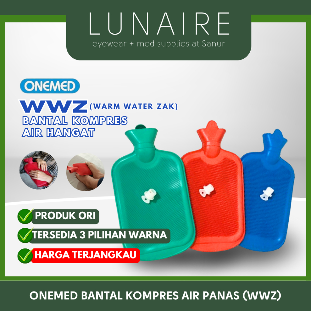 Jual Onemed Alat Kompres Panas | WWZ (Warm Water Zak) Onemed | Buli Buli Kompres | Shopee Indonesia