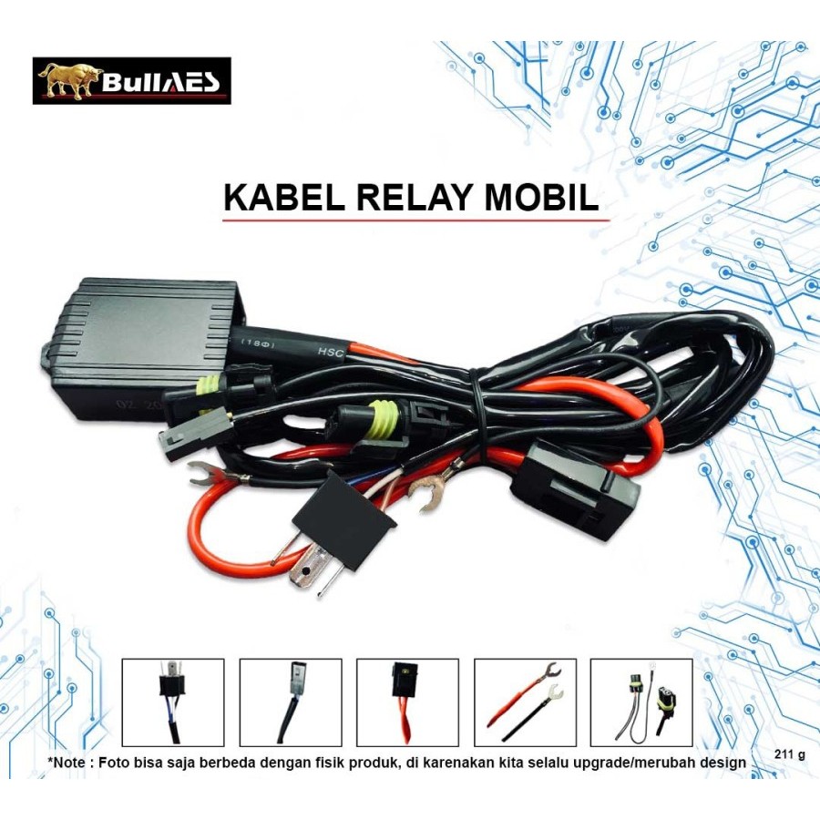 Jual Kabel Relay Hid Mobil Merk AES I Kabel Hid Mobil I Kabel Relay ...