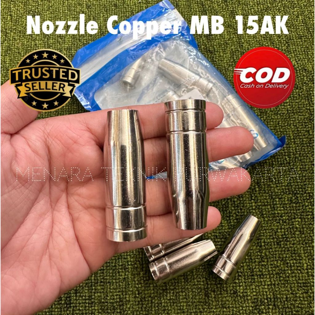 Jual Nozzle MB 15AK | Selongsong Las Mig CO2 MB 15 AK | Welding Torch Gas Nozzle | Welding ...