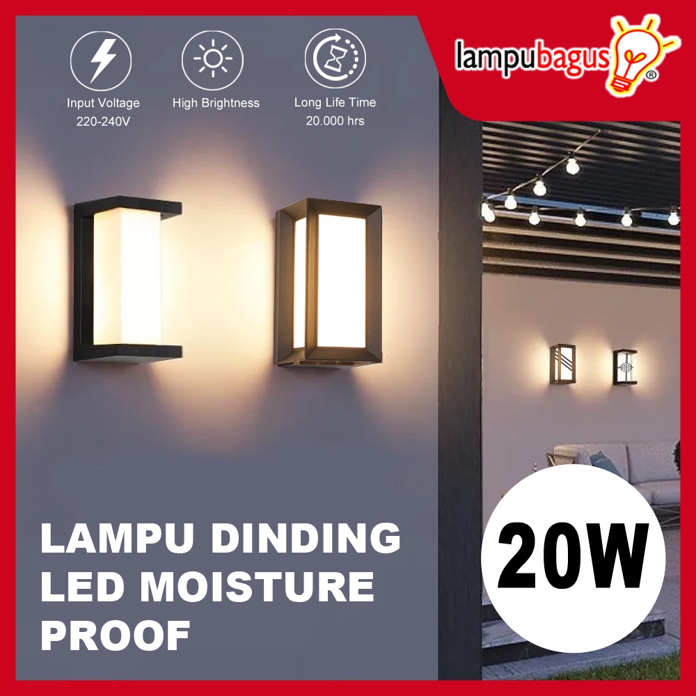 Jual Lampu Dinding Minimalis / Lampu Dinding Led Teras Moisture Proof ...