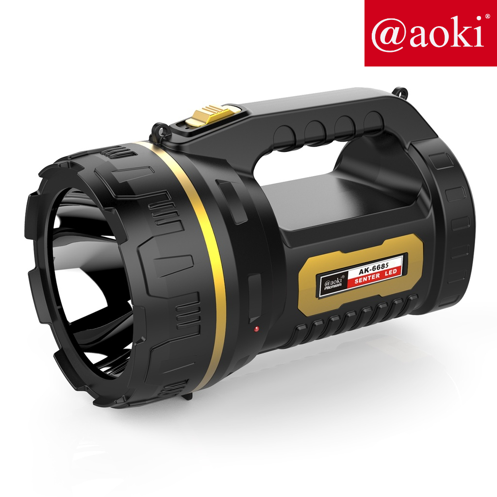 Jual Aoki AK6685 Senter Besar / Jumbo LED Super Terang / Lampu ...