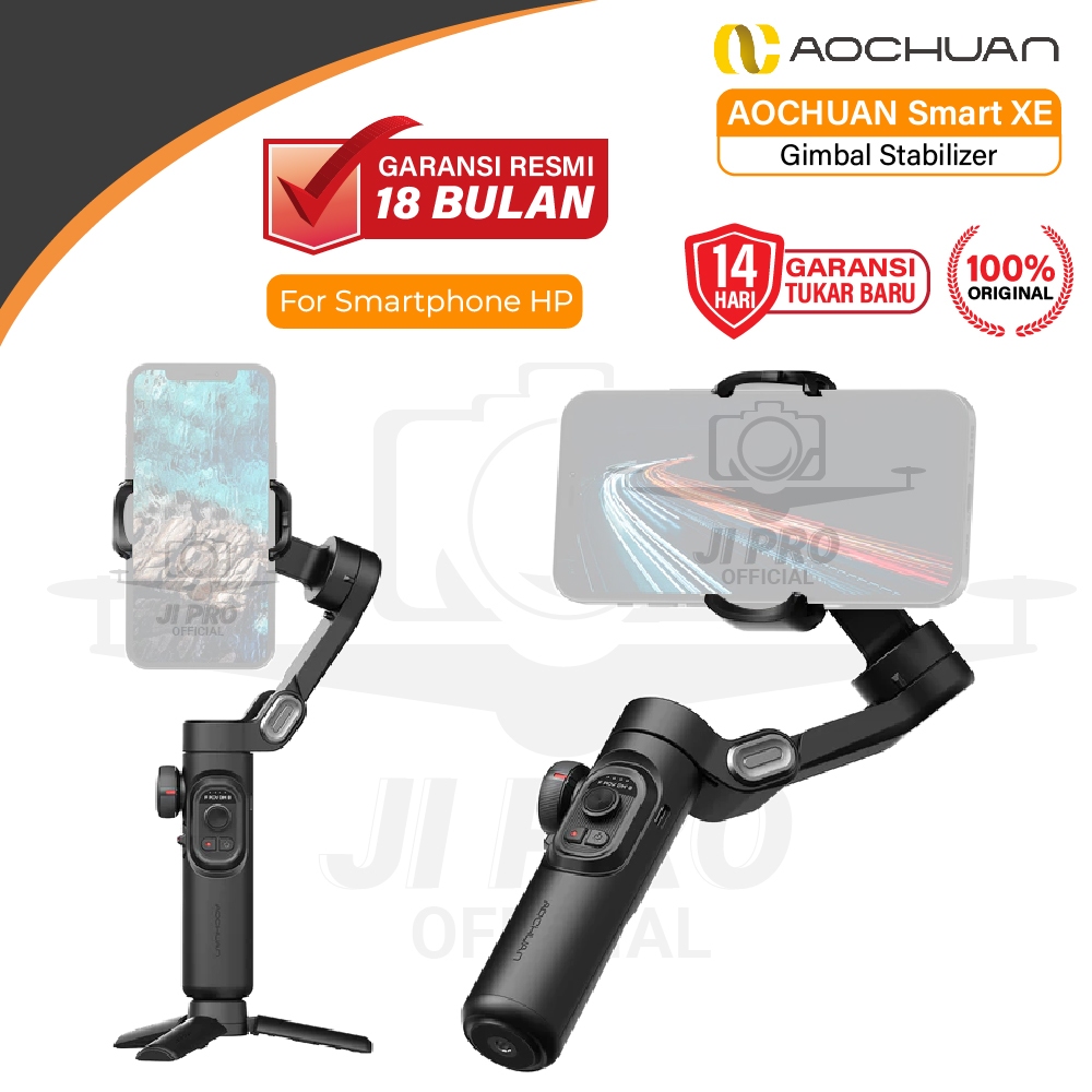 Jual AOCHUAN Smart XE Handheld Gimbal Stabilizer 3 Axis for Smartphone ...