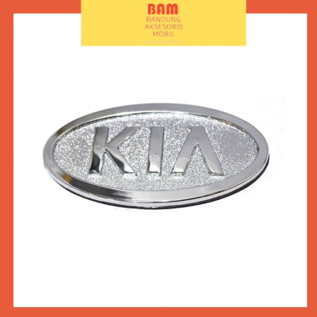 Jual Emblem Logo Mobil KIA Chrome 10x5,5 CM | Shopee Indonesia