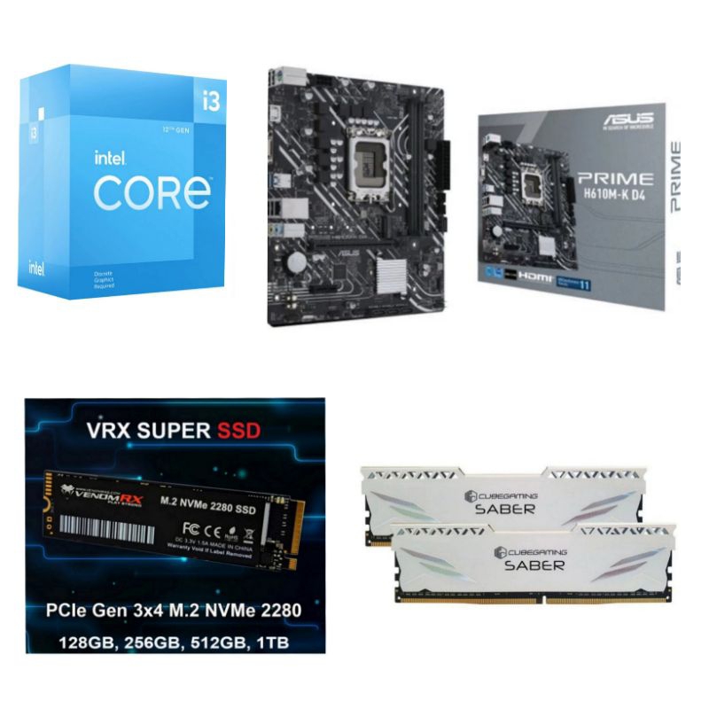 Jual Paket Processor Intel Core i3 12100 / i3 12100F Box Gen 12 LGA ...